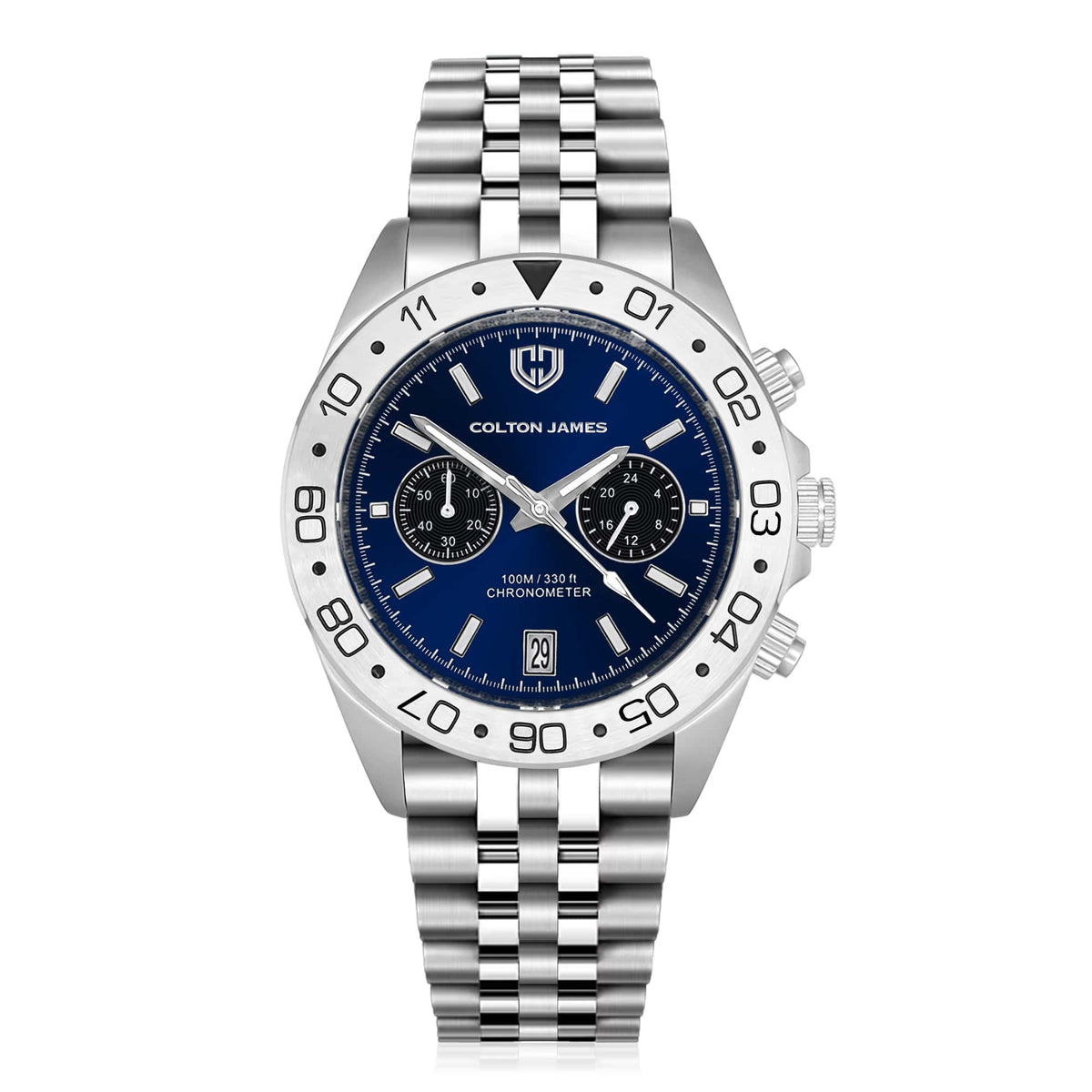 Paladin Mens Chronograph Watch - Silver Royal – Colton James South Africa