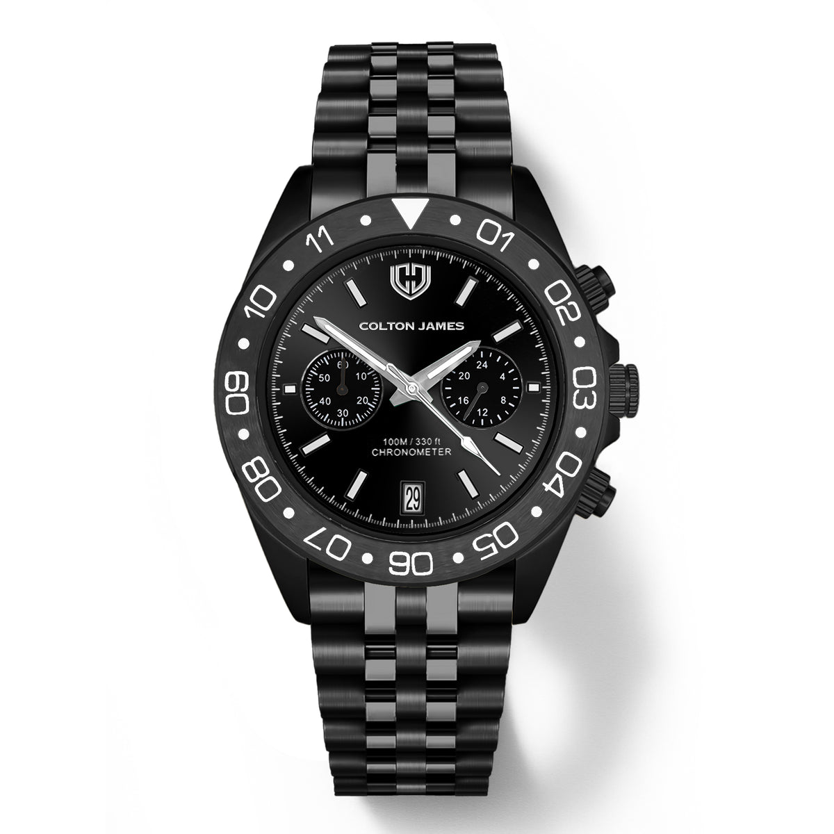 Paladin Mens Chronograph Watch - Blackout – Colton James South Africa